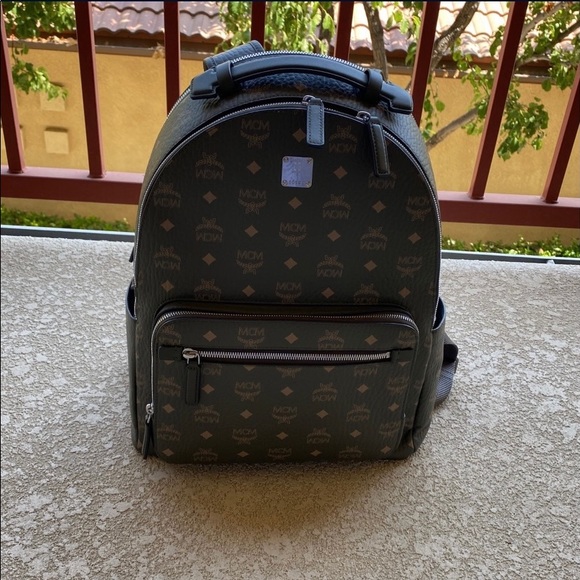 MCM | Bags | Army Green Mcm Backpack Limited Lightly Used | Poshmark